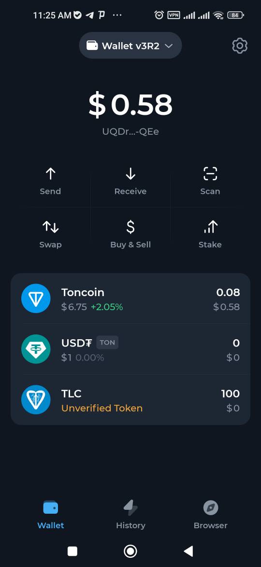 Ton Wallet Payment - Hamrahenet